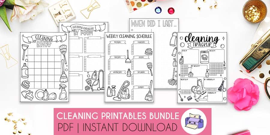 Cleaning Printables Bundle | Masha Plans