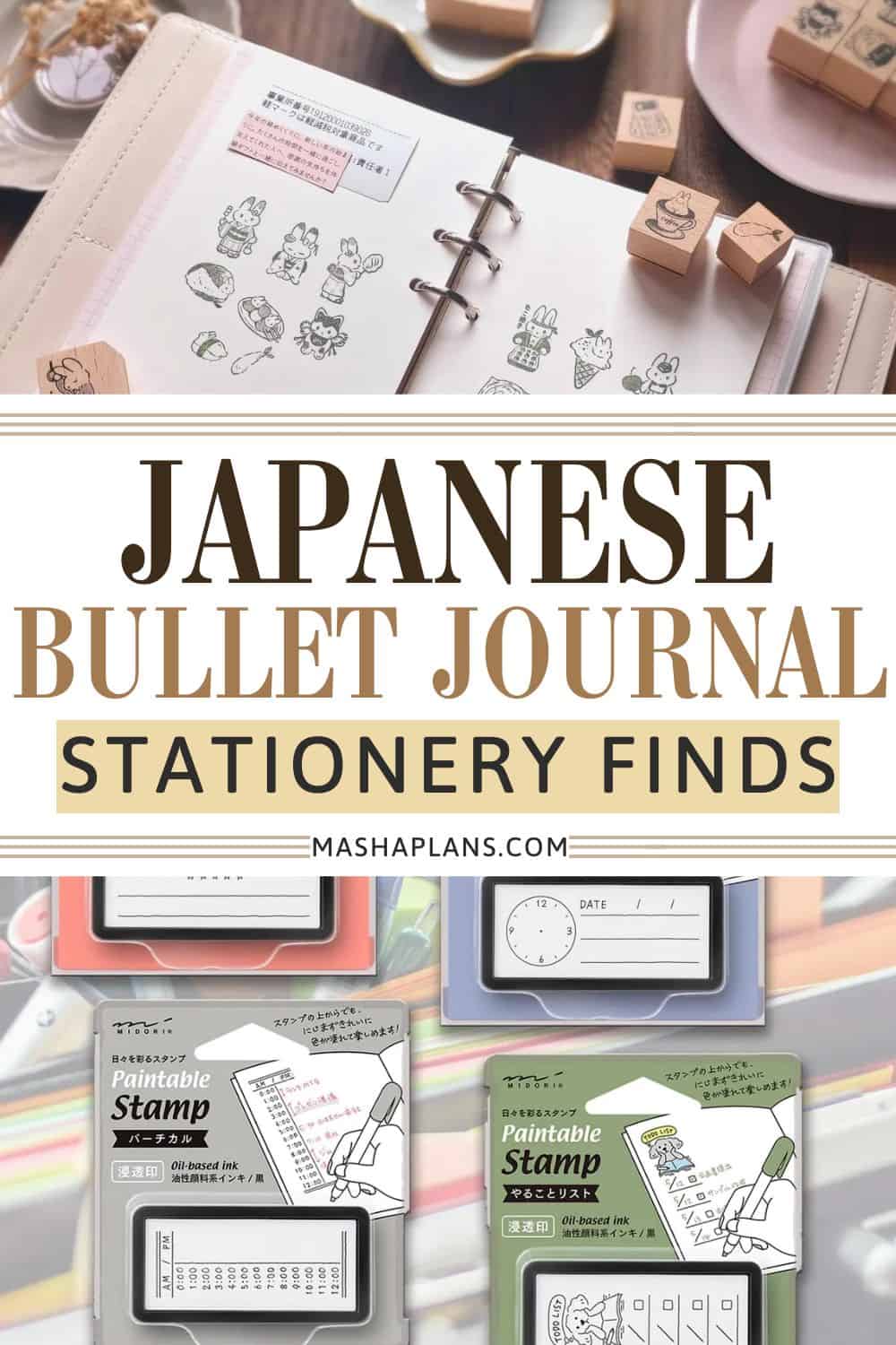 Japanese Bullet Journaling Supplies You'll Love
