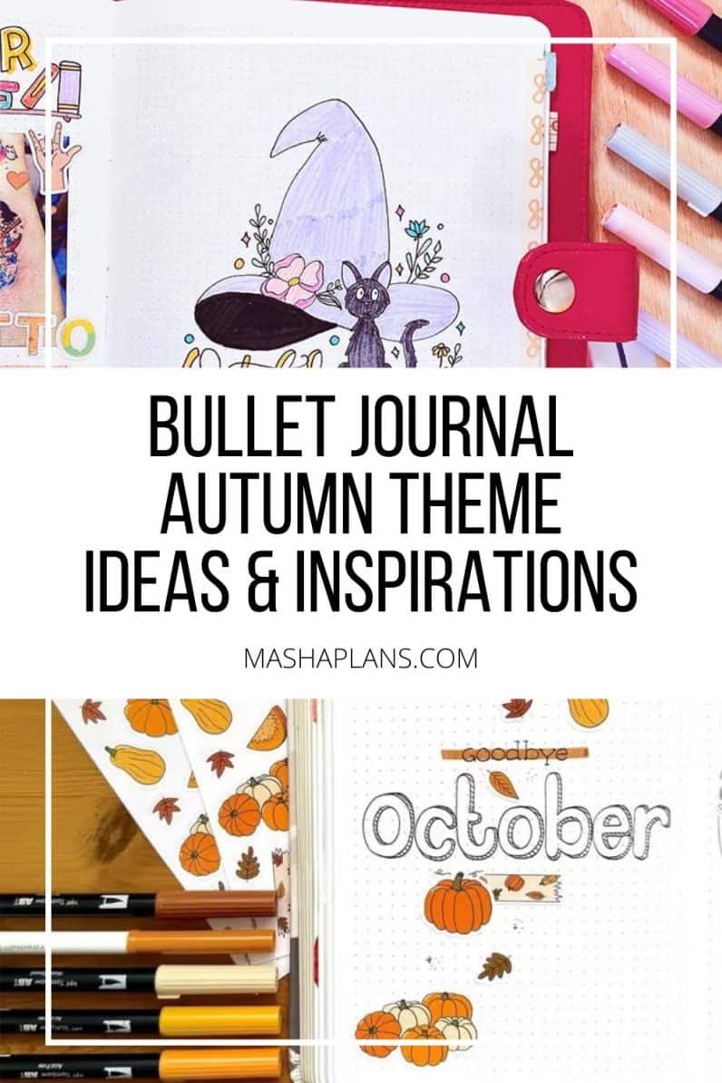 Autumn Bullet Journal Theme Inspirations