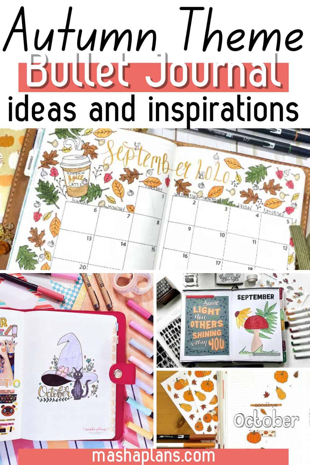 Autumn Bullet Journal Theme Inspirations