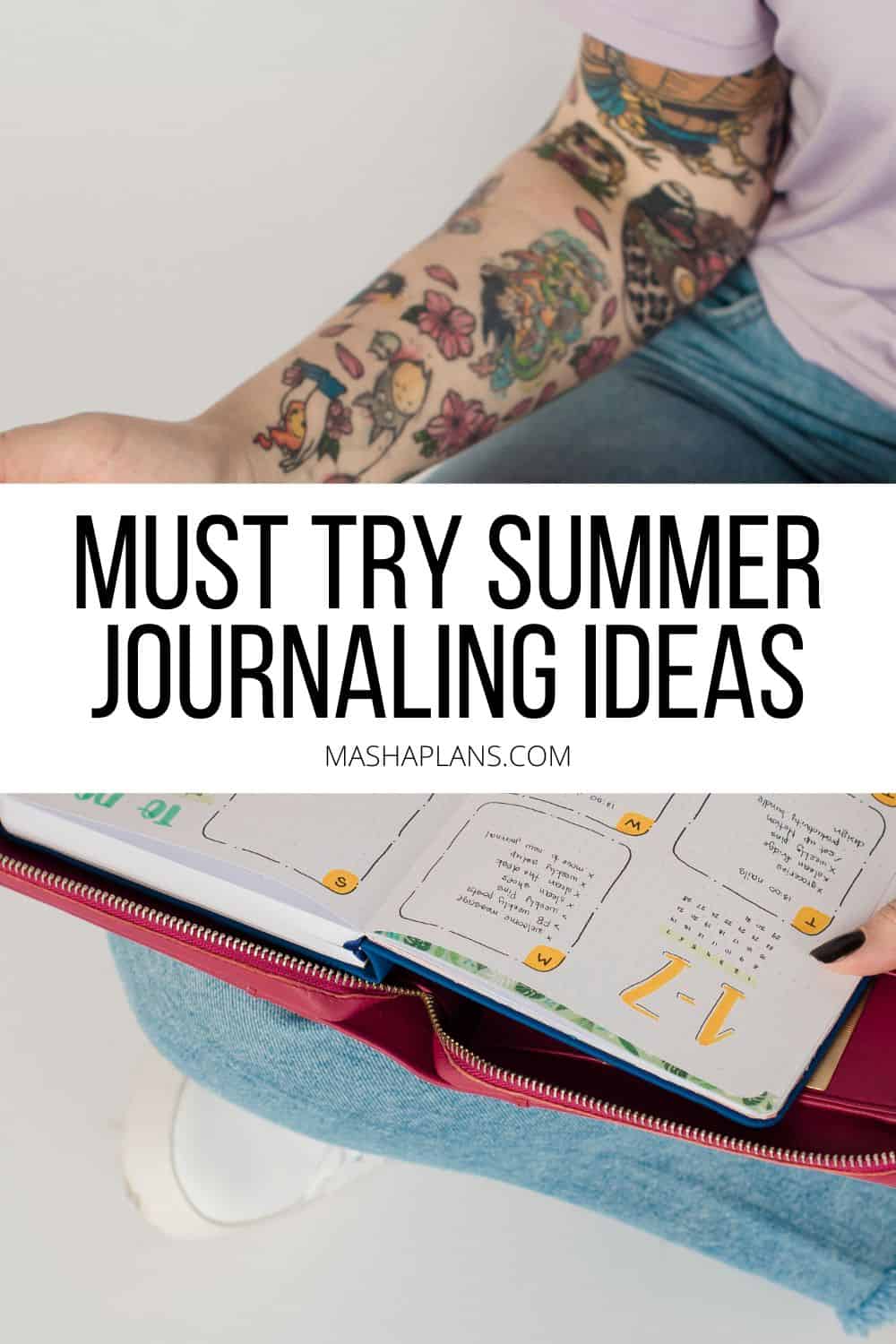 Must Try Summer Journaling Ideas
