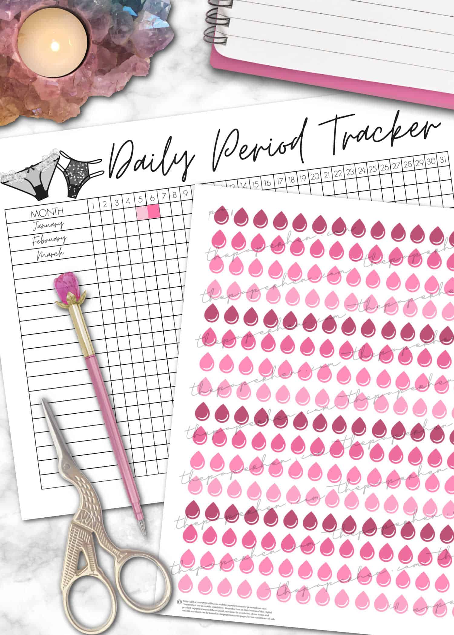 11+ Free Period Tracker Printables
