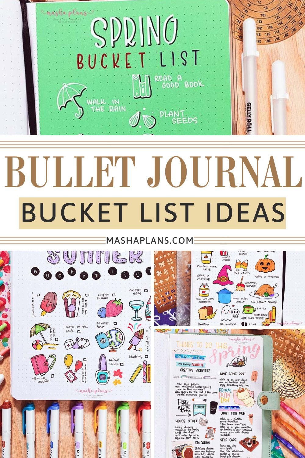11 Bucket List Bullet Journal Ideas