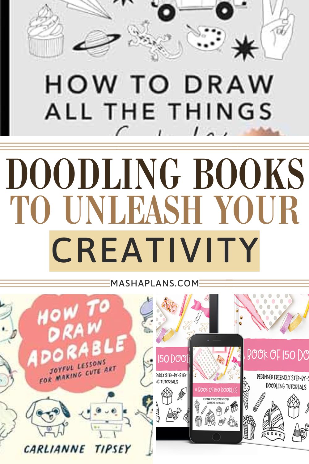 13 Doodling Books To Unleash your Creativity