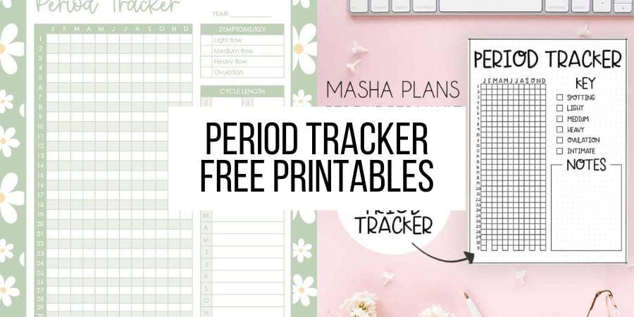 11+ Free Period Tracker Printables