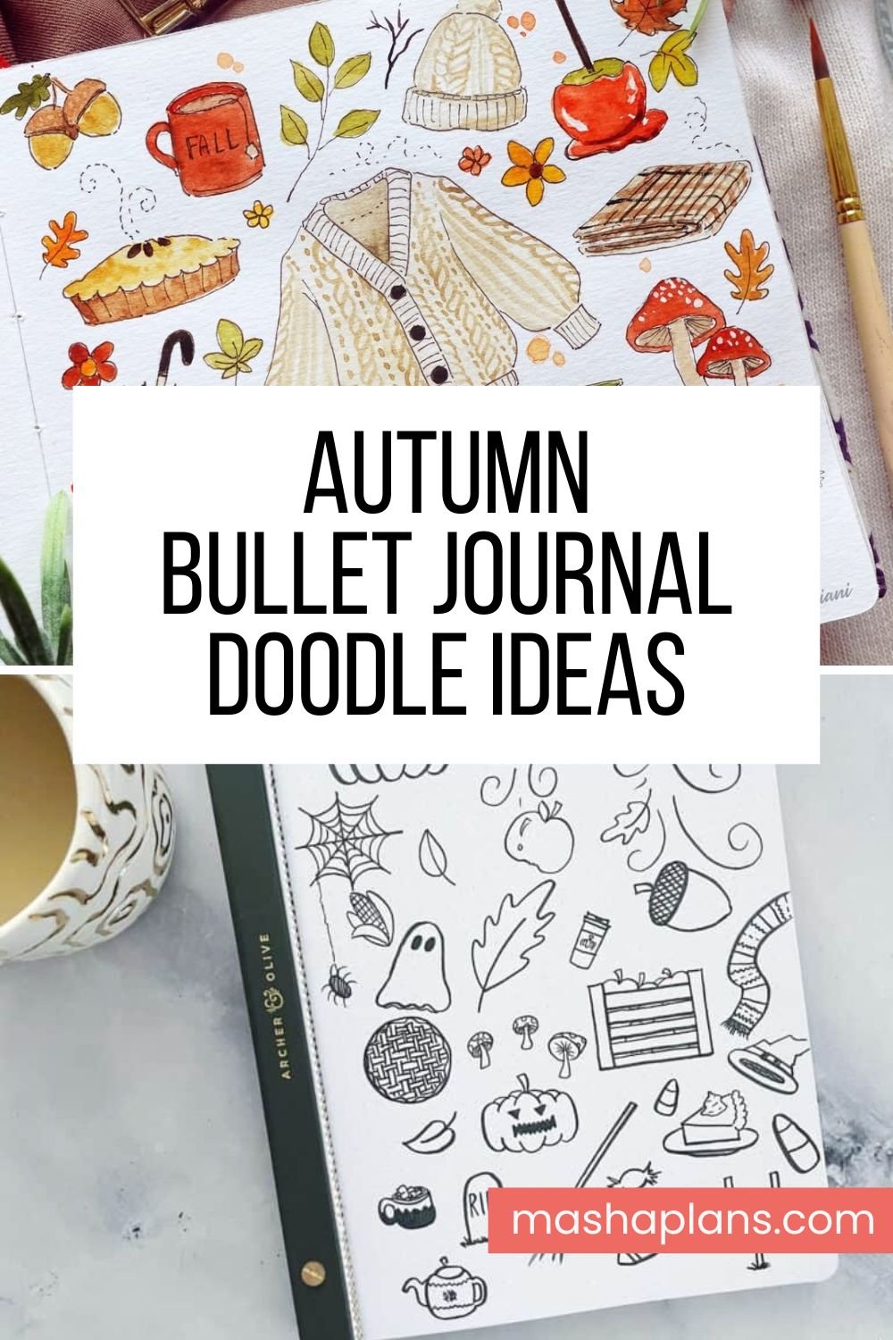 90+ Autumn Bullet Journal Doodles