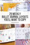 29 Weekly Bullet Journal Layout Ideas You’ll Want to Copy