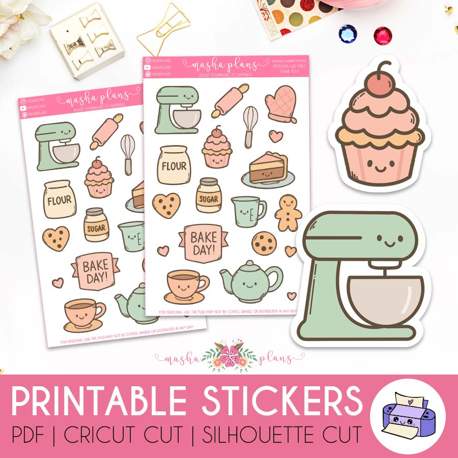 Baking Stickers | Masha Plans