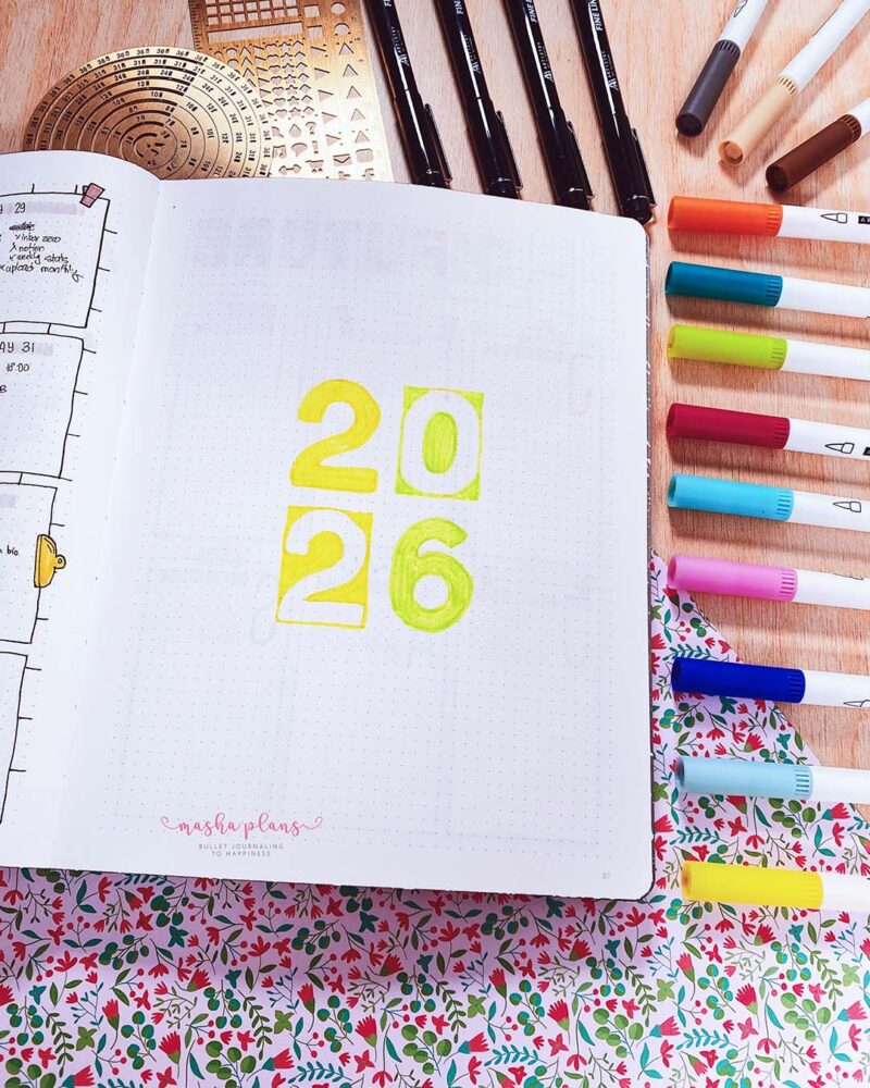2026 Bullet Journal Setup: Plan With Me