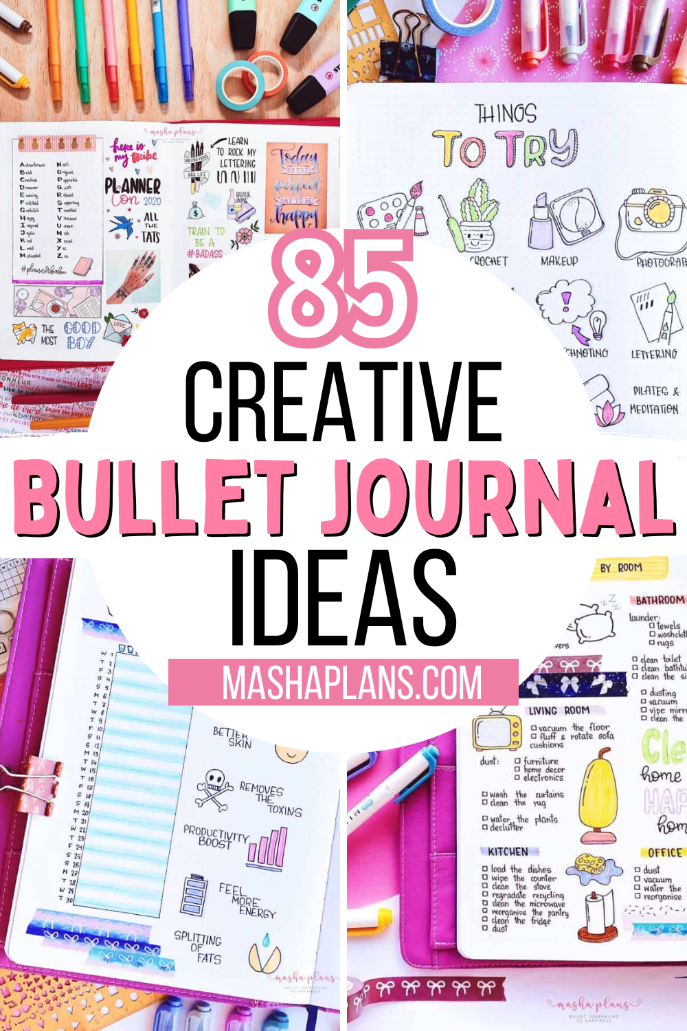 85 Creative Bullet Journal Ideas